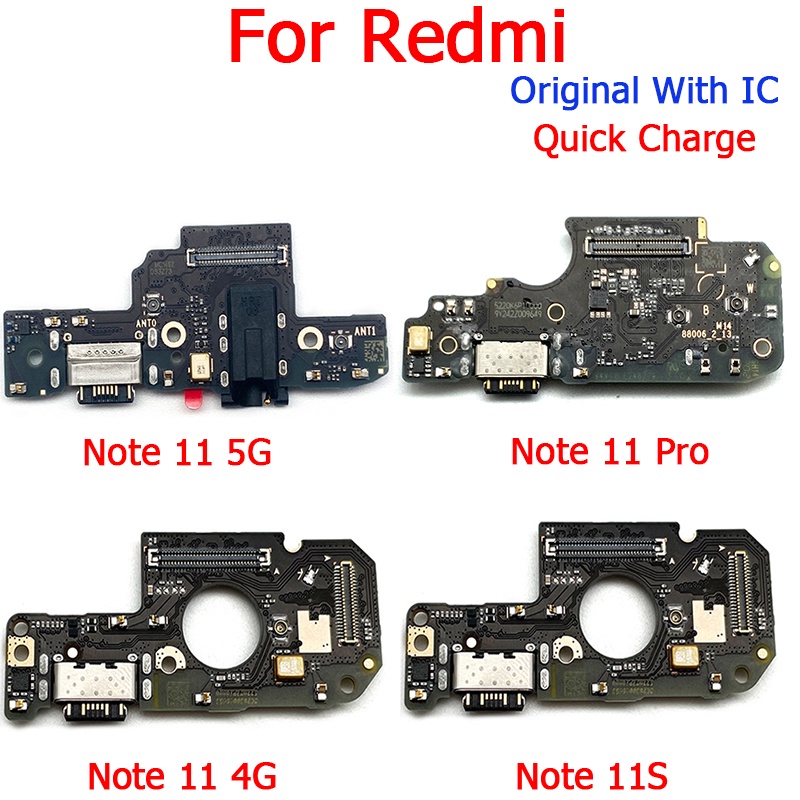 100% Original For Xiaomi Redmi Note 11 11s Pro 4G 5G USB Charging Port ...