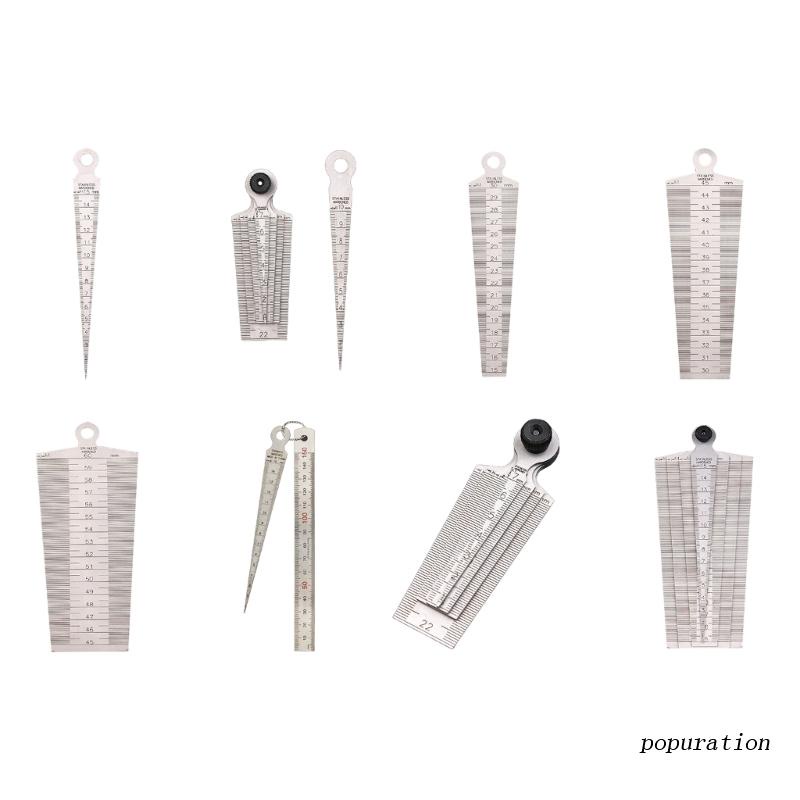 POP Wedge Feeler Gauge Clearance Ruler Taper Gauge Gap Ruler Metric ...