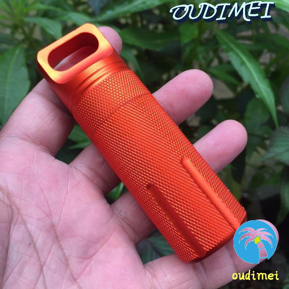 OUDIMEI Travel Pill Box Waterproof Seal Tank Container Portable Storage ...