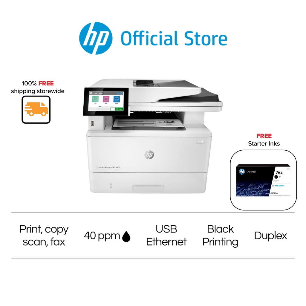 HP LaserJet Enterprise MFP M430f / All-in-One Printer/ A4 / Duplex ...
