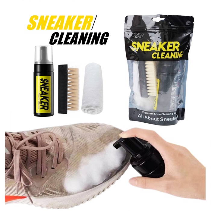 Sneaker Cleaner Cleaning Set Ingredients Formula Deep Stain Cleaner ...