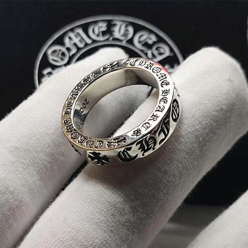 Cross Ring Forever Classic Vintage S925 Silver 4mm/6mm Width Unisex INS ...