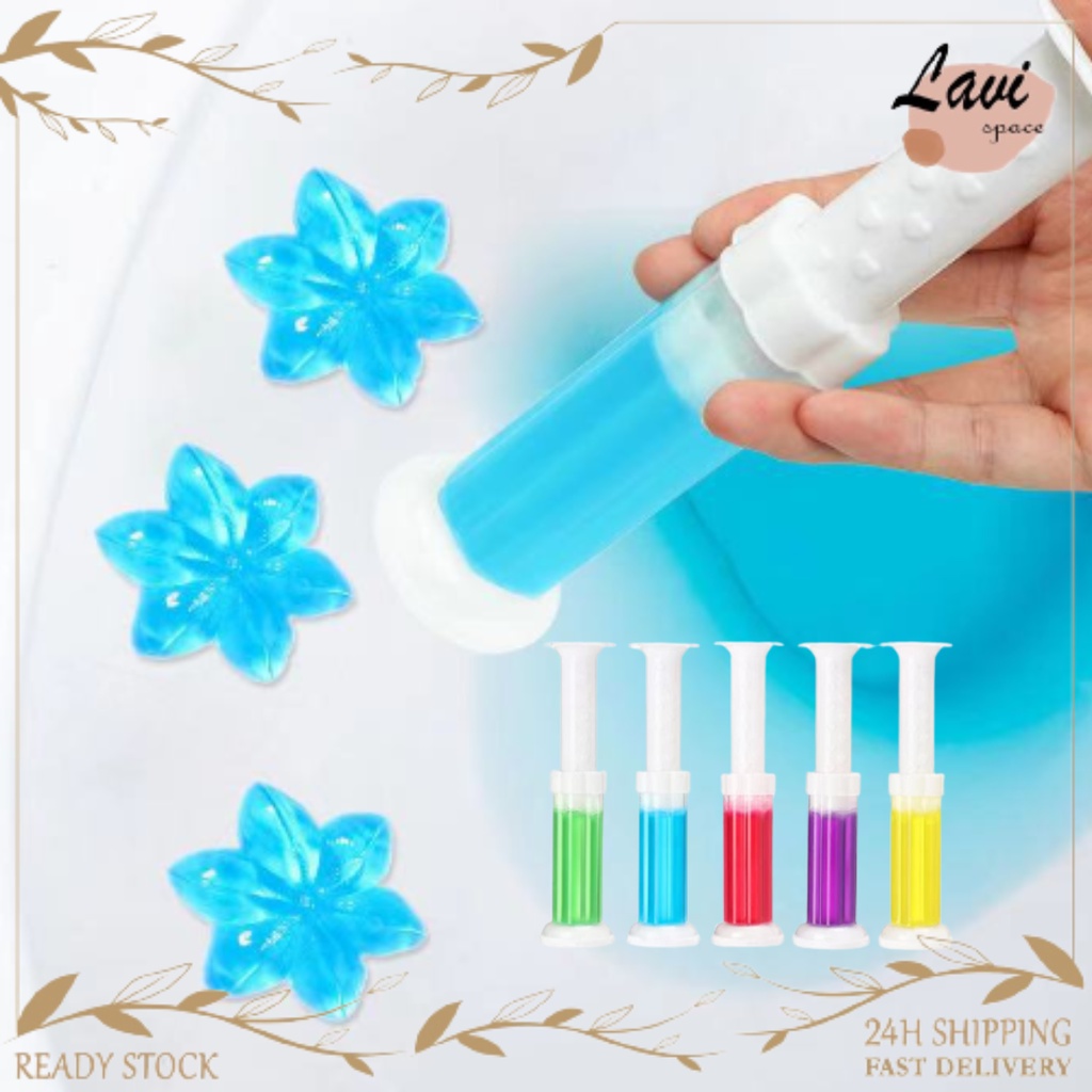 Korean Toilet Bathroom Push Type Scrubble Bubble Cleaner Cleaning Magic ...