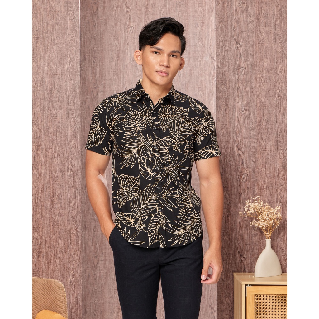 I Am Famous Slim Fit Shirt | Shopee Malaysia