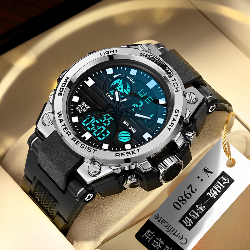Original POSHI Military Digital Sports Watches Analog Electronic Watch ...