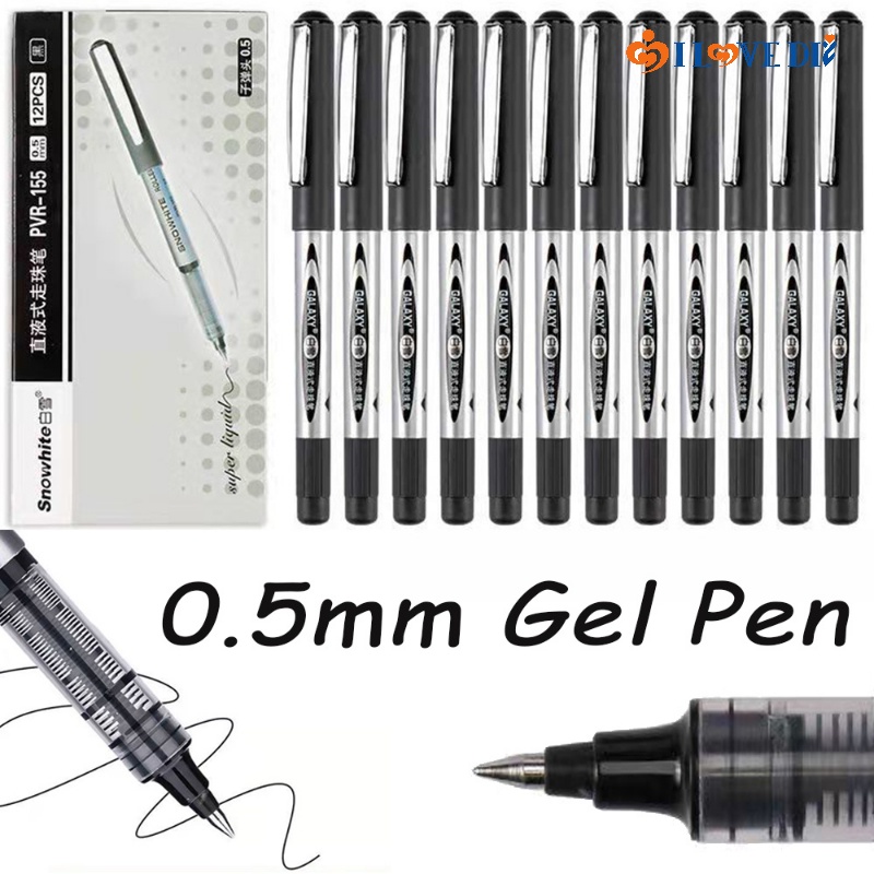 Quick Dry Straight Liquid Gel Pens/ Writing Smoothing Signature Pen ...