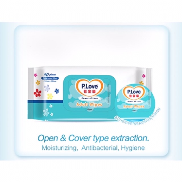 PLOVE ADULT WIPES ( 40 sheets ) | Shopee Malaysia