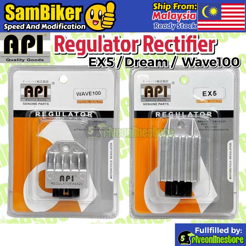 Regulator Rectifier Katab EX5 Dream EX5 HP Old Wave 100 W100 KRISS100 ...