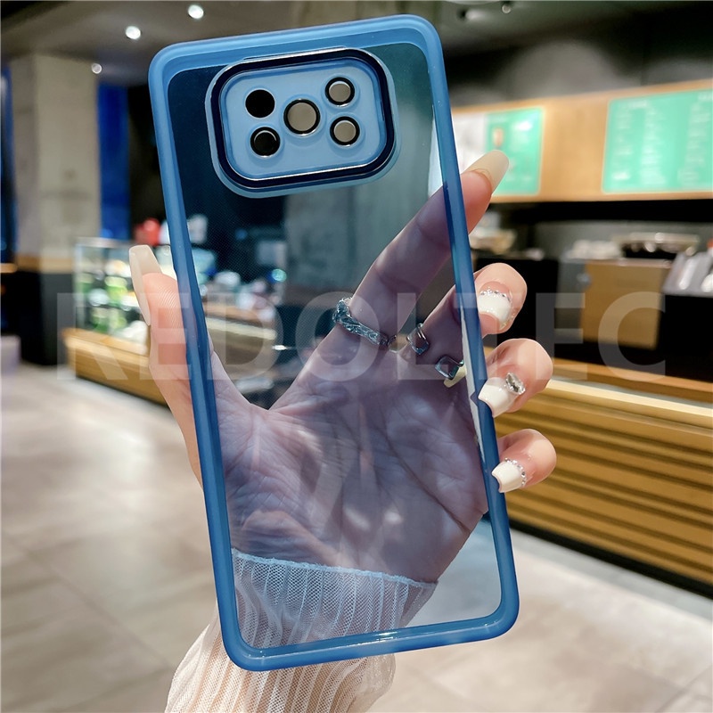 For Xiaomi Poco X3 NFC / X3 Pro Casing Pure Color Thin Transparent ...
