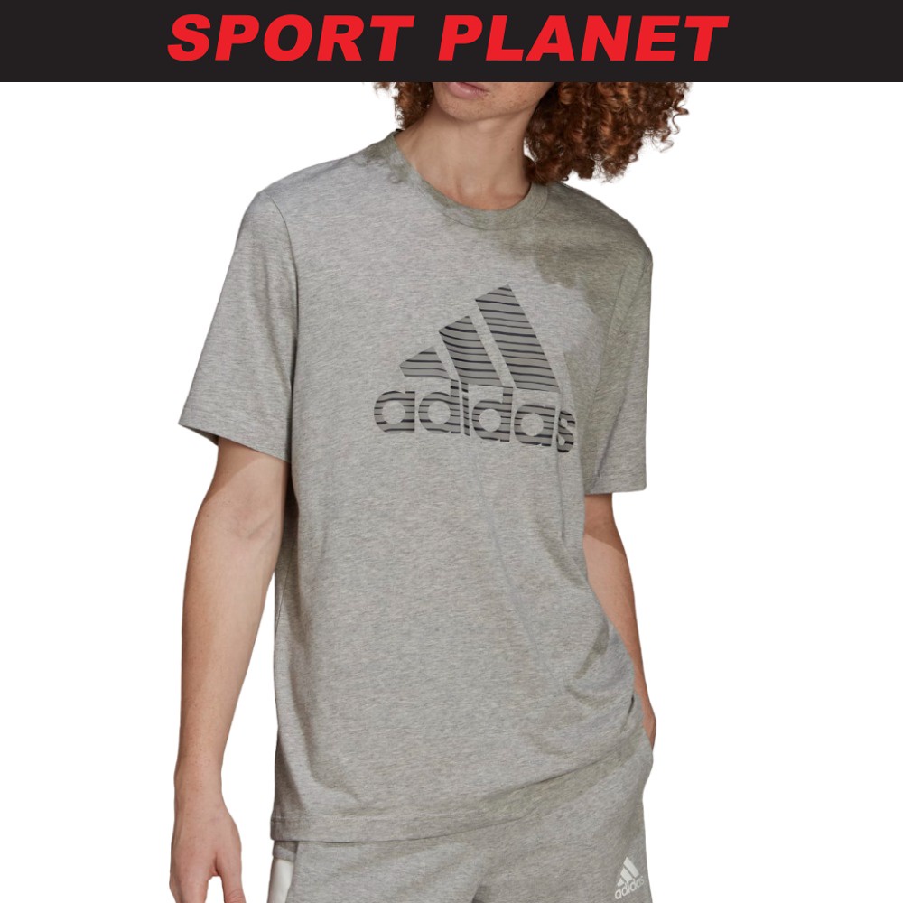 adidas Men Essentials Summer Pack Single-Dye Logo Tee Shirt Baju Lelaki ...
