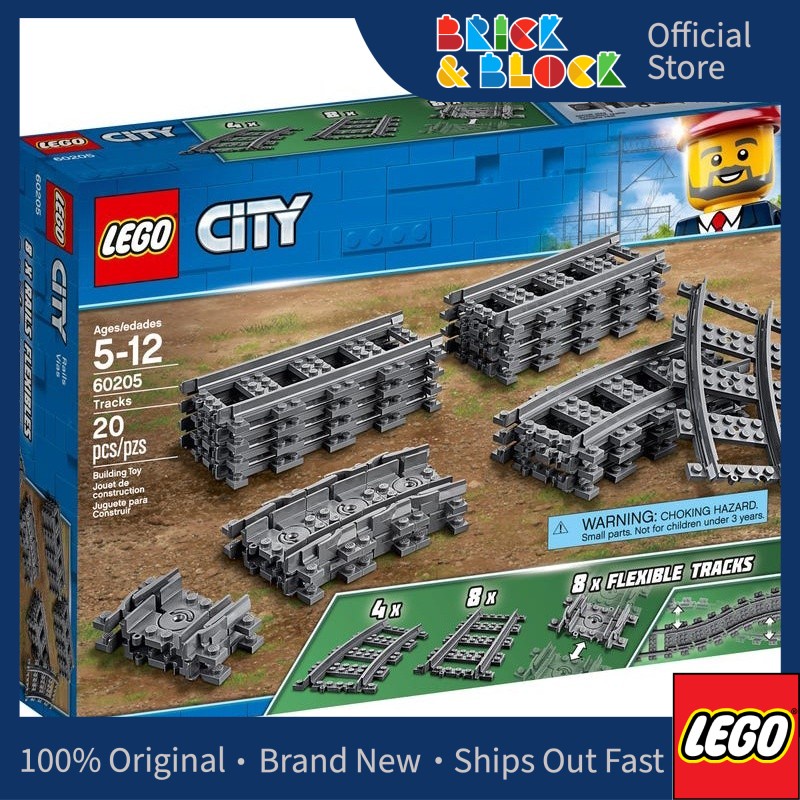 LEGO 60205 Tracks | LEGO City | Shopee Malaysia