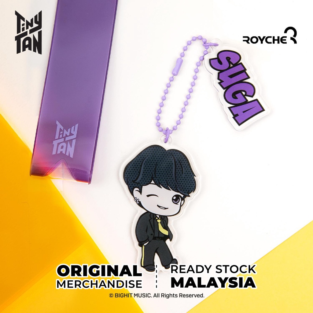 [OFFICIAL] TinyTAN Butter Acrylic Strap Keyring BTS BT21 TinyTAN BangTan Kpop Merch | Shopee ...