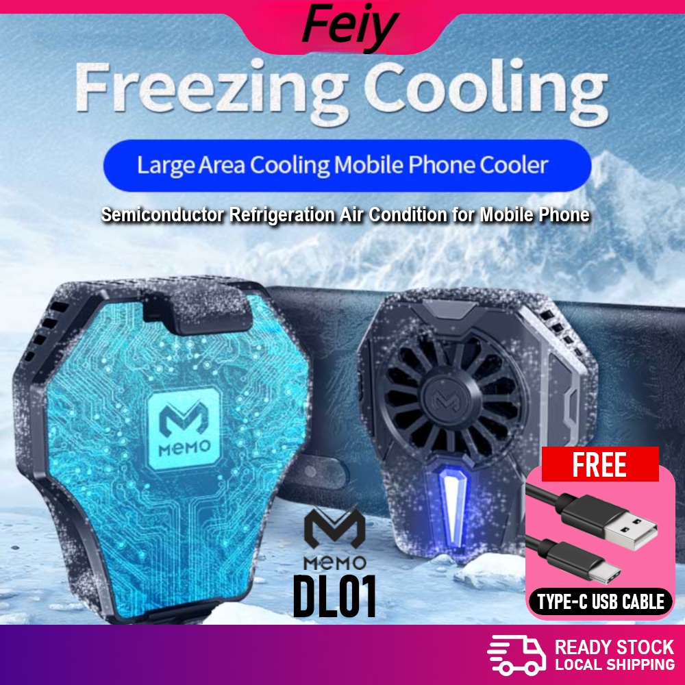 MEMO Phone Cooler DL05 DL01 FL05 Mobile Gaming Cooling Fan Radiator ...