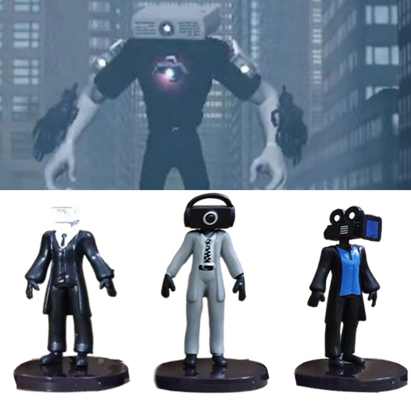 12pcs/Set Skibidi Toilet Man Camera Man Figure TV Speaker Model ...