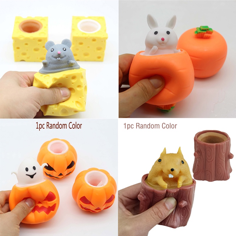 Portable Family Desktop Decoration Cartoon Stress Relief Toys Random ...