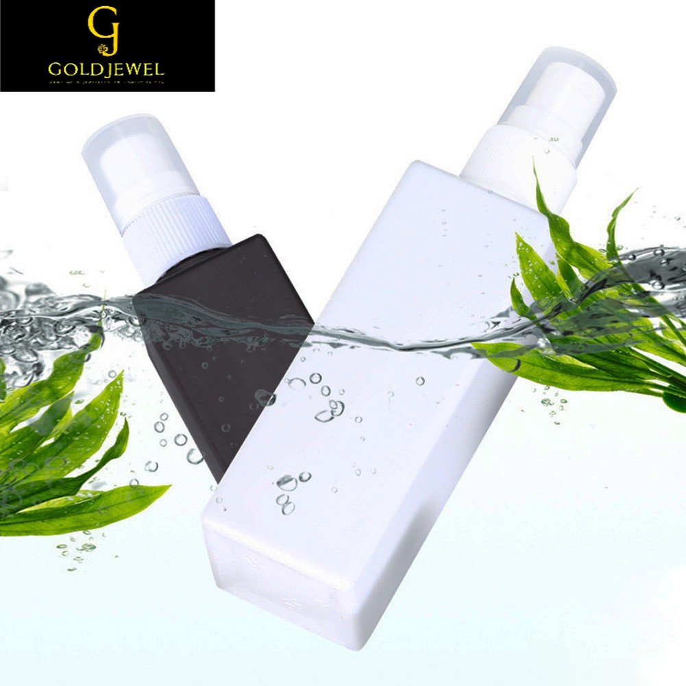 [MJ] 50ml Portable Square Spray Plastic Small Empty Alcohol ...