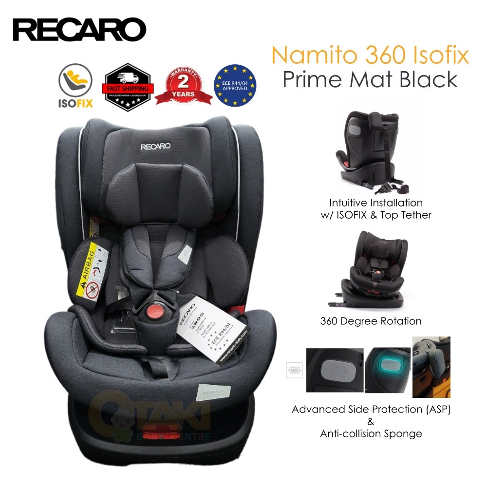Recaro Namito 360 Baby Car Seat With ISOFIX & Top Tether, For 0 to 36kg ...