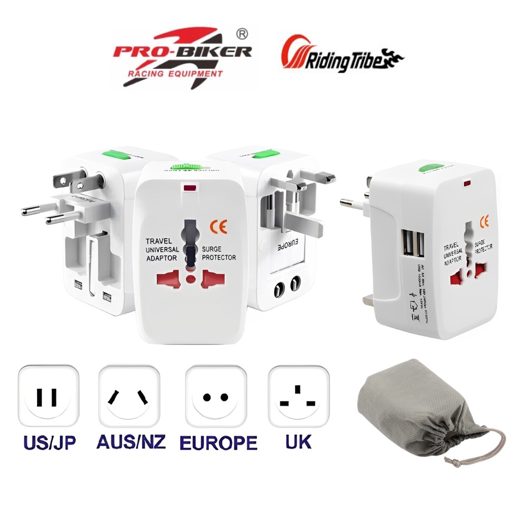 Probiker Universal Travel Adapter Plug All In One Travel Adapt Socket ...