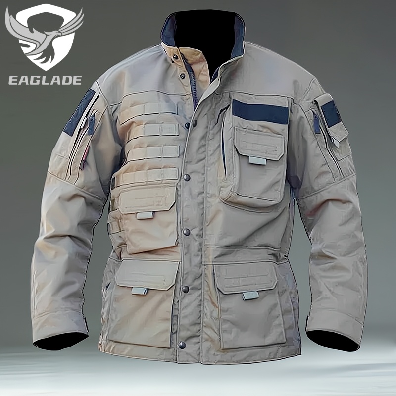 Eaglade Tactical Motorcycle Jacket In Black Waterproof JT-Makrk5 ...