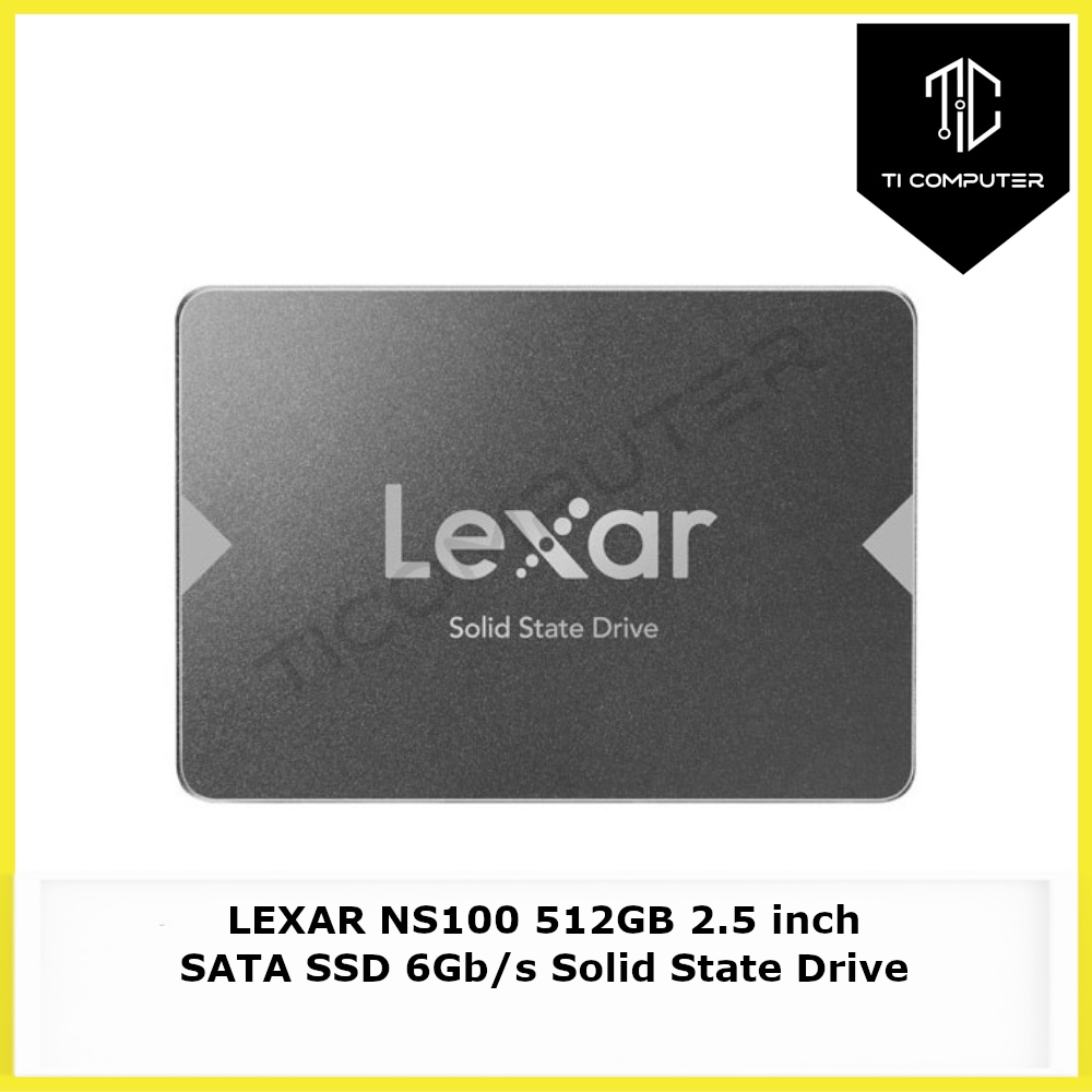 NEW LEXAR NS100 512GB 2.5 inch SATA SSD 6Gb/s Solid State Drive | Shopee Malaysia