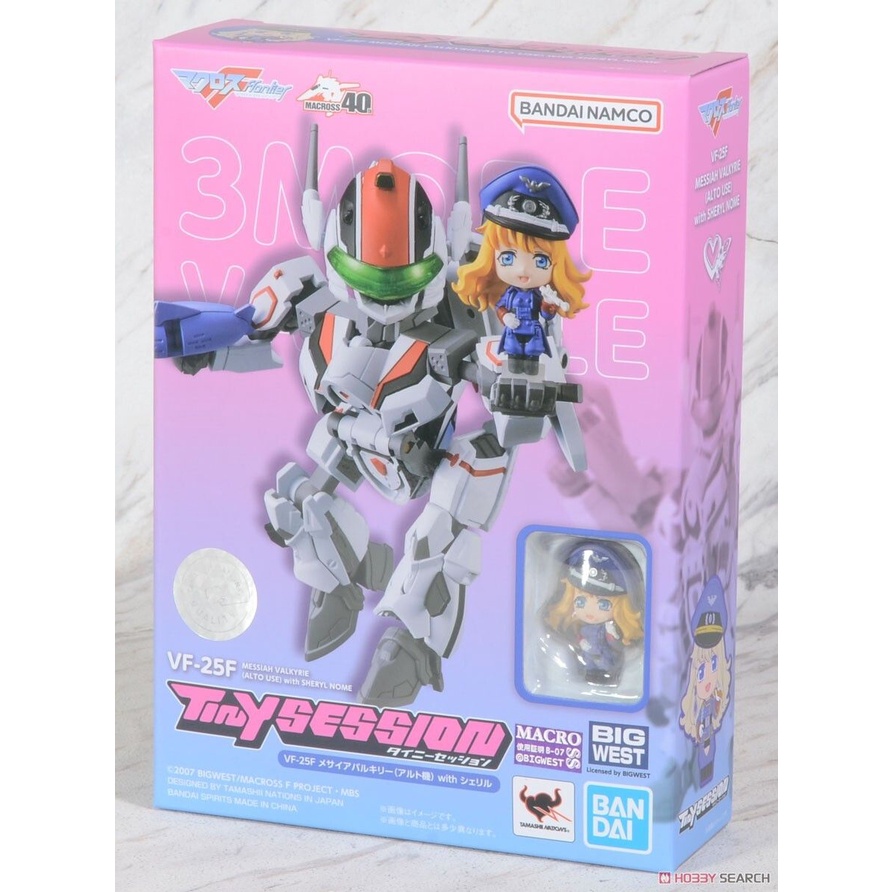 BANDAI - Tiny Session VF-25F Messiah Valkyrie (Alto) with Cheryl ( MACROSS F ) | Shopee Malaysia