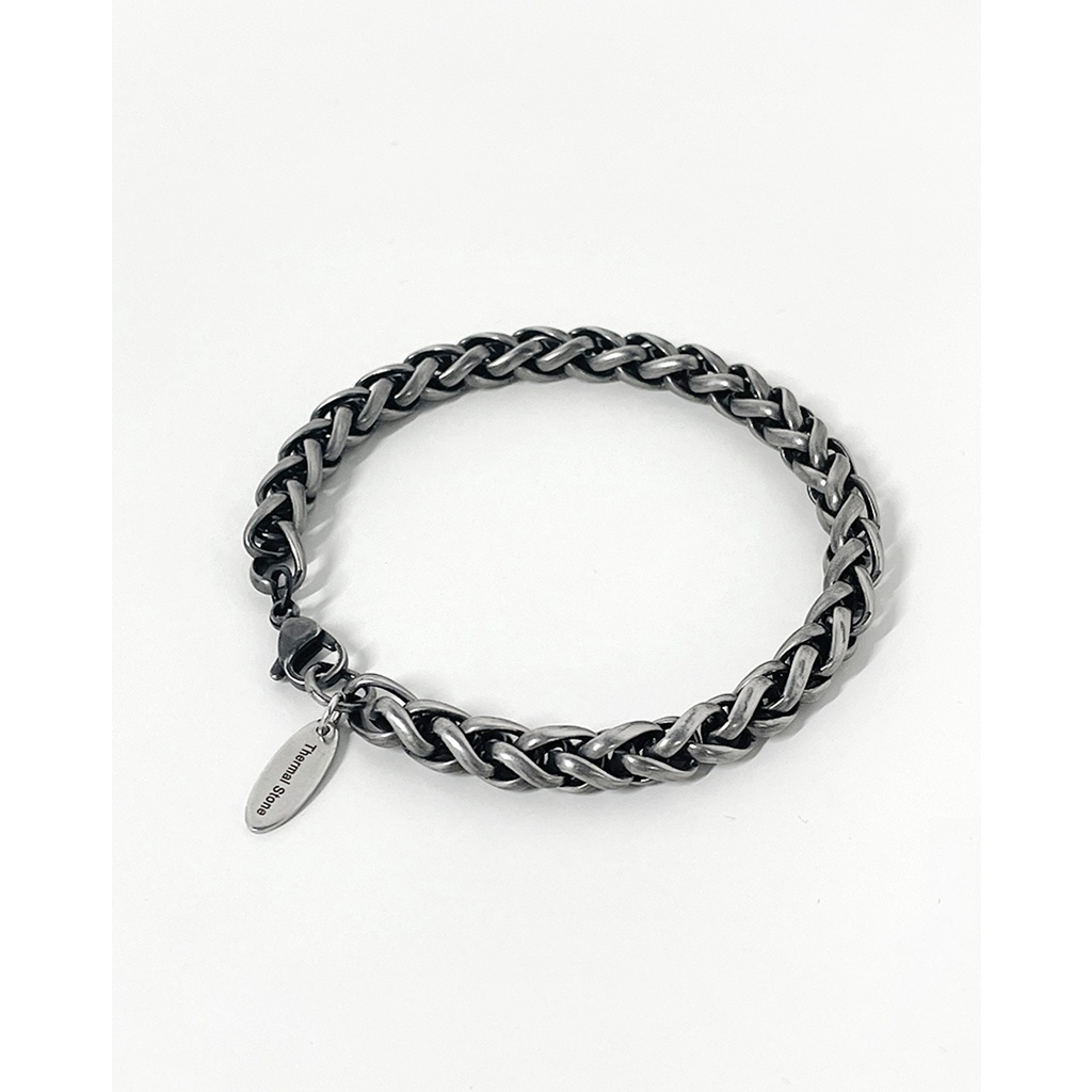 Wheat Chain Bracelet 6mm - 2types [B05] | Shopee Malaysia