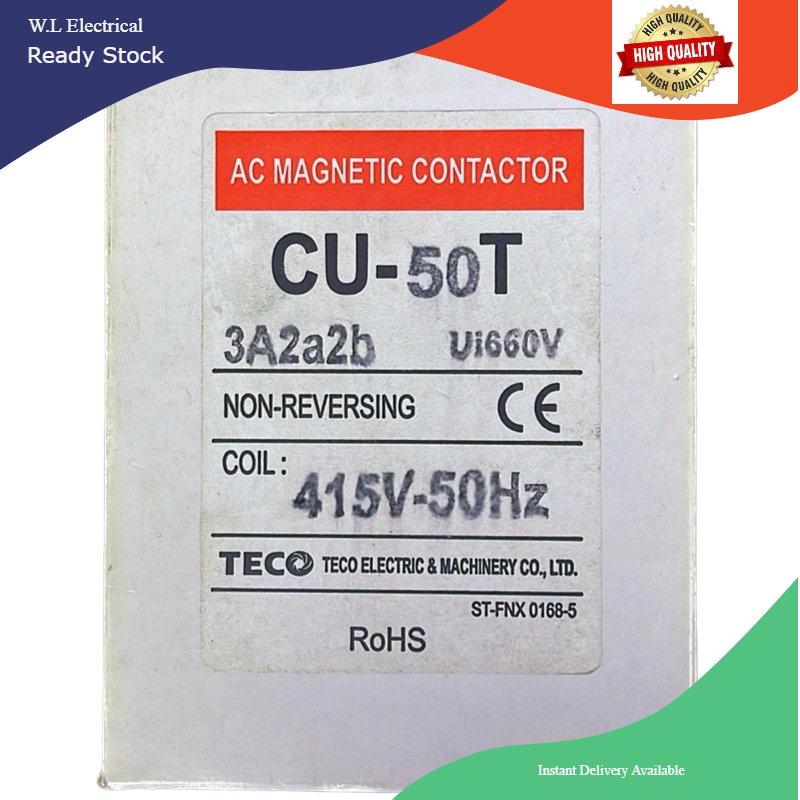 TAIAN-JAYA AC Magnetic Contactor(CU-50T)(415V) | Shopee Malaysia