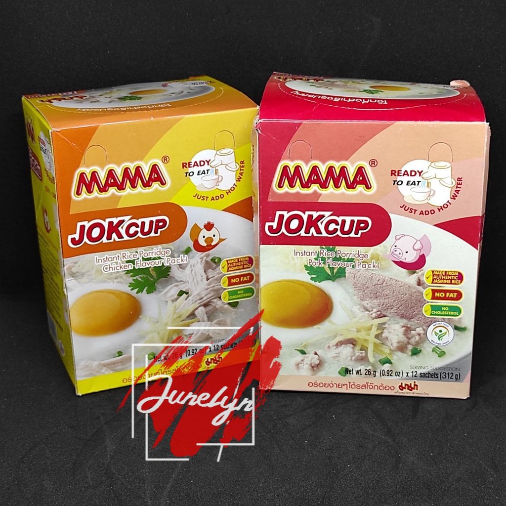 READY STOCK Mama Jok Cup Instant Rice Porridge (Pack 30g) | Shopee Malaysia