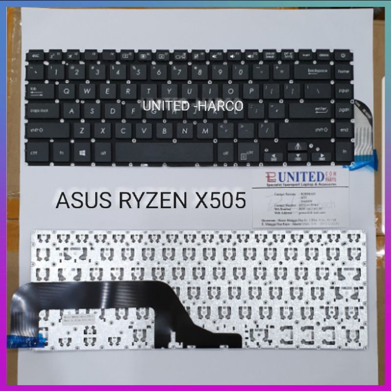 Asus Vivobook x505 x505b x505ba x505z x505za RYZEN Keyboard | Shopee ...