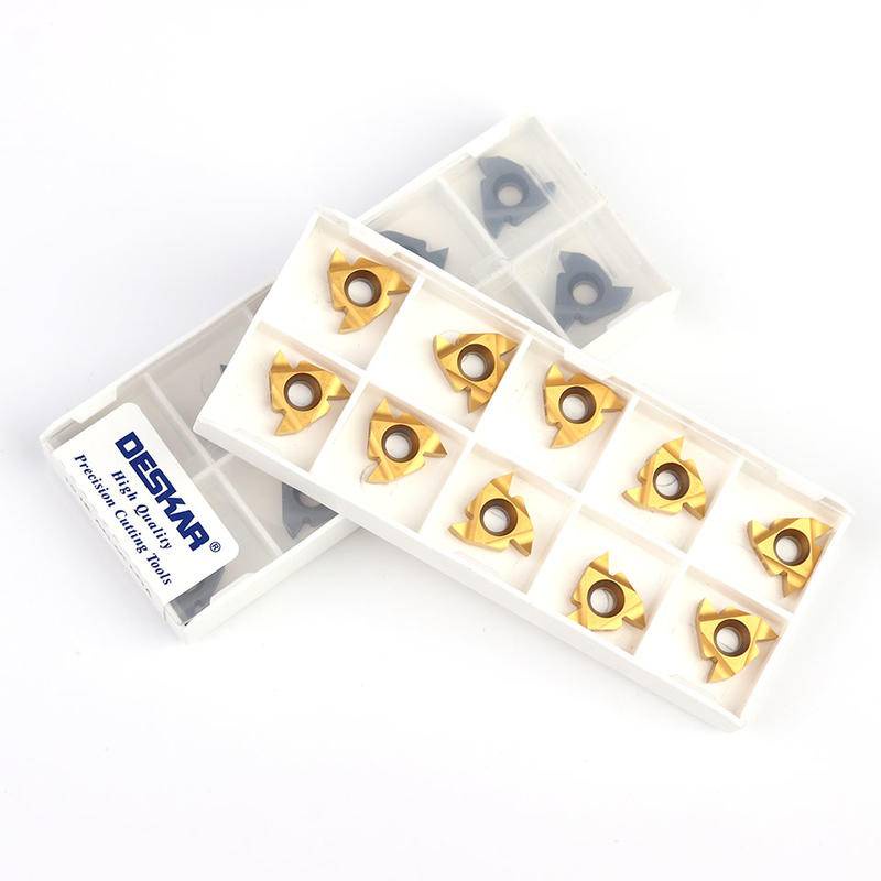 10pcs DESKAR 100% original 16ER 16IR AG55 AG60 LDA LDC high quality carbide insert thread ...