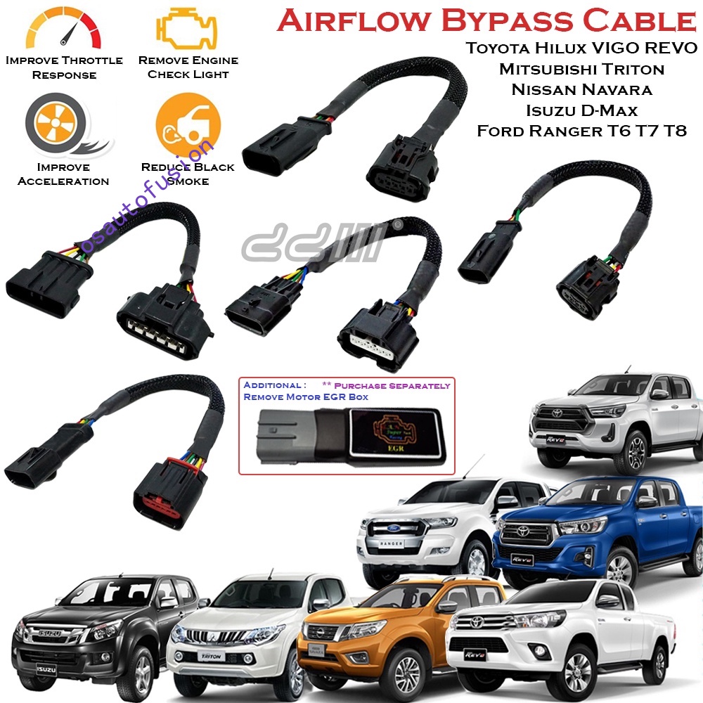 Engine Respon Bertambah Mitsubishi Triton Toyota Hilux VIGO REVO Isuzu ...