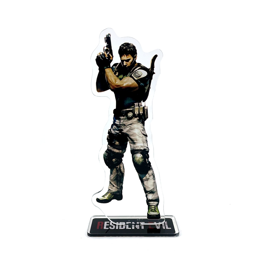 Resident Chris Redfield acrylic stand figure model plate cake topper ...