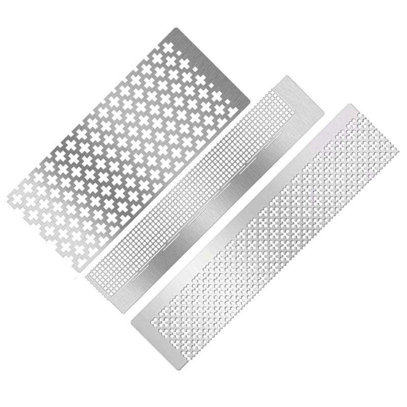 800/599/520/400/360/240/216 Holes Stainless Steel Diamond Drawing Mesh ...