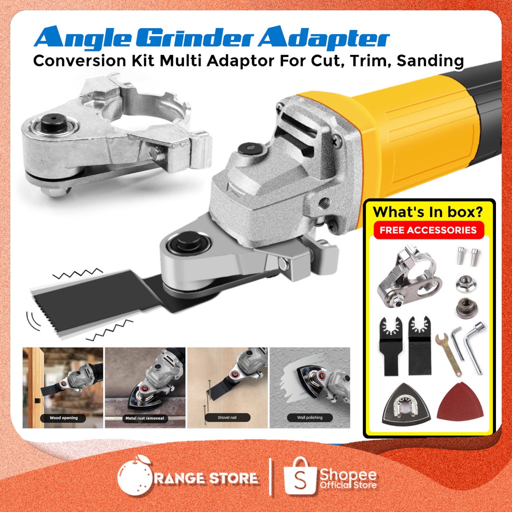 Angle Grinder 100mm Conversion Kit Adapter Converter Oscillating ...