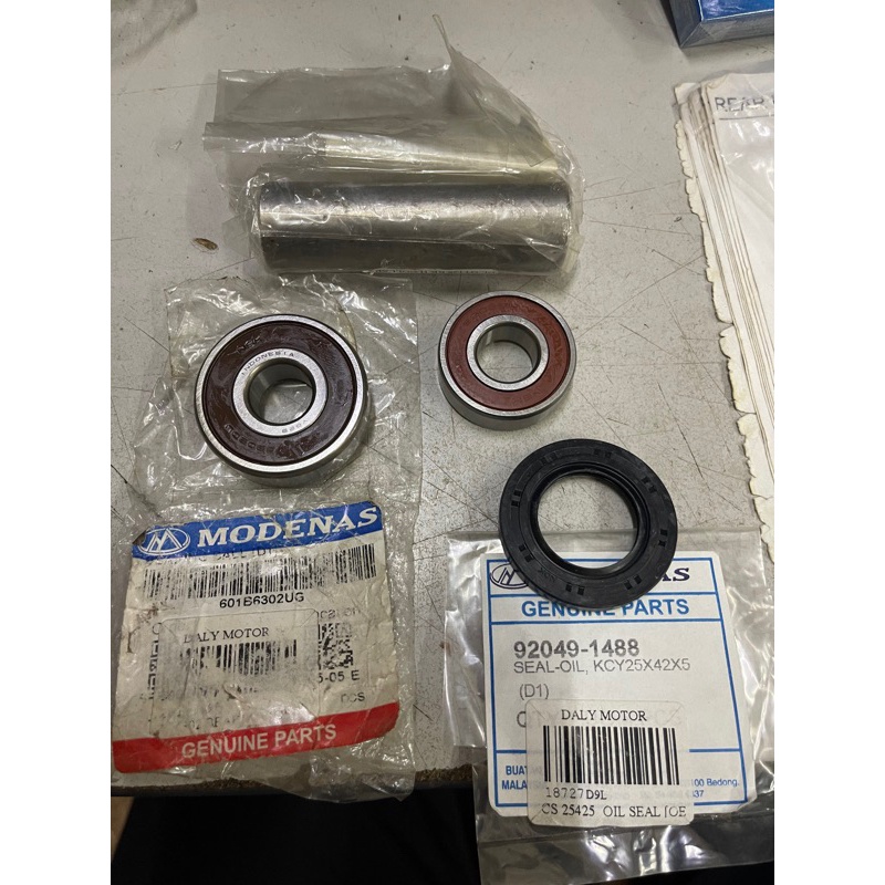 100% original modenas dinamik 120 GT128 rear hub oil seal rim bearing ...