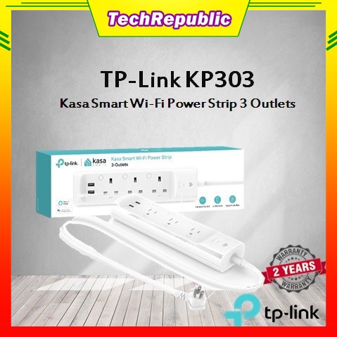 TP-Link KP303 Kasa Smart Wi-Fi Power Strip 3-Outlets | Shopee Malaysia