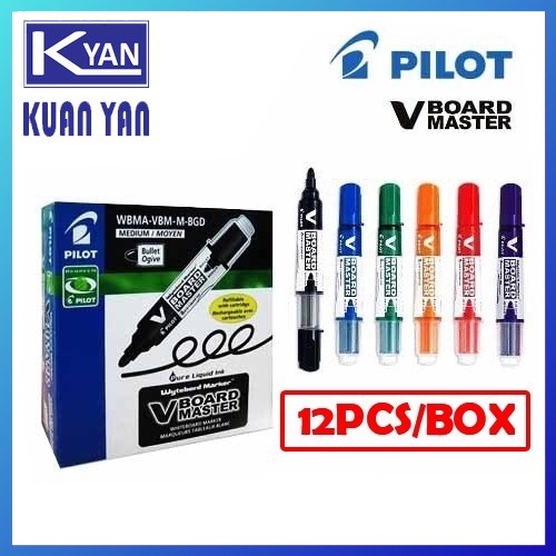 PILOT Whiteboard Marker / PILOT V Board Whiteboard Master Marker Pen ...