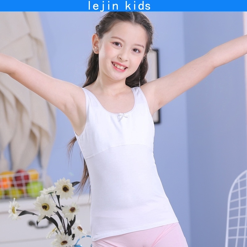 Kids Bra Girl Training Bra Children's Wear Cotton Girl Underwear Padded ...