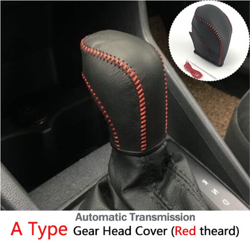 Leather Gear Shift knob Cover Fit for Toyota Corolla cross INNOVA ...
