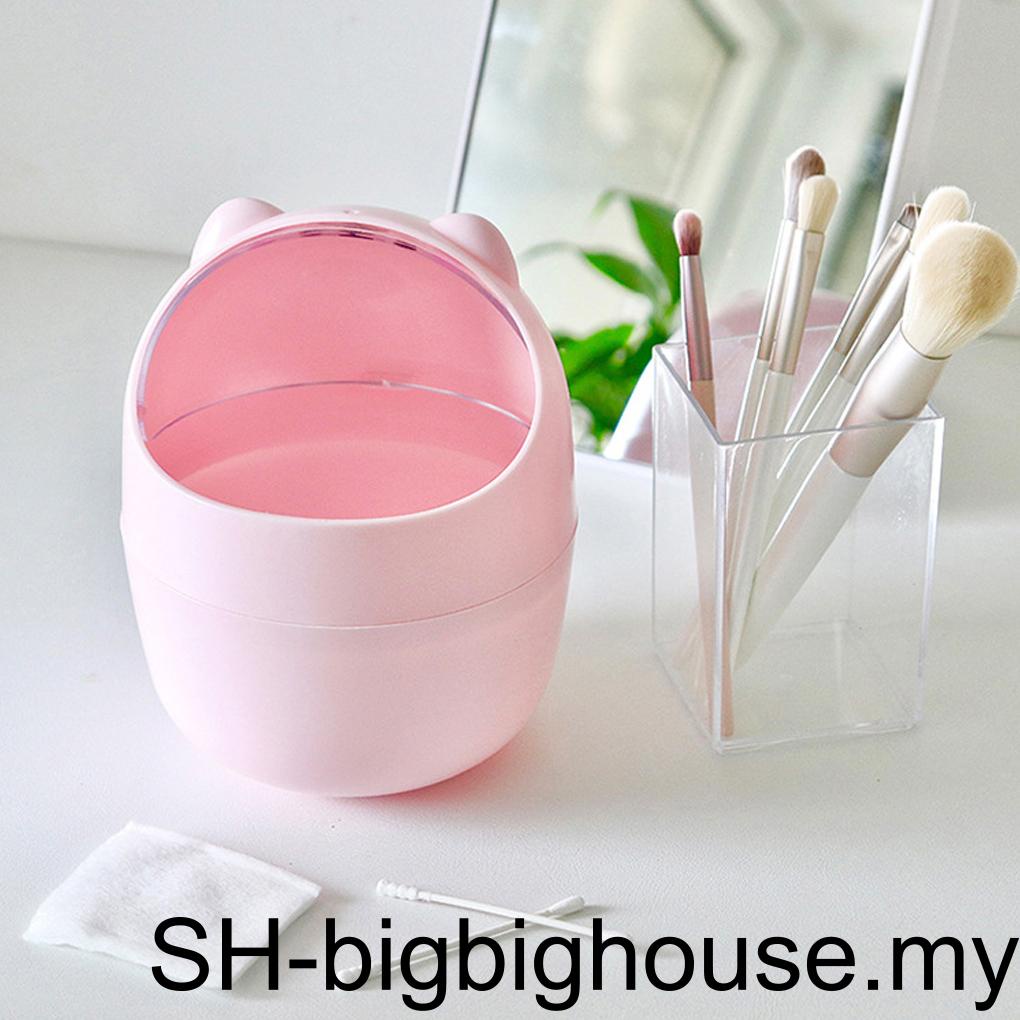 Trash Can Desk Storage Bin Cute Animals with Mini Garbage Organizer for ...