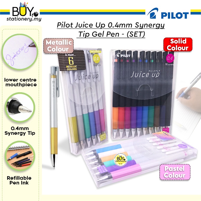 Pilot Juice Up 0.4mm Gel Pen Set Synergy Tip LJP20S4 - (SET) Writing ...