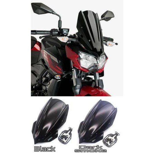 EMS Windshield For Kawasaki Modenas Z250 (2019-2023yrs) Z400 (2019 ...