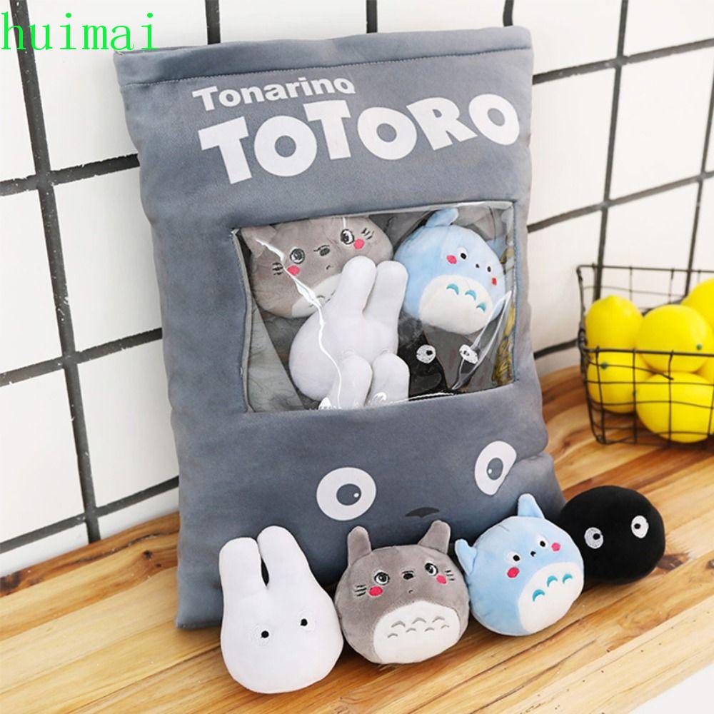 HUIMAI A Plushie Bag Pudding Toys, 8 Balls Doll Stuffed Toys Totoro ...