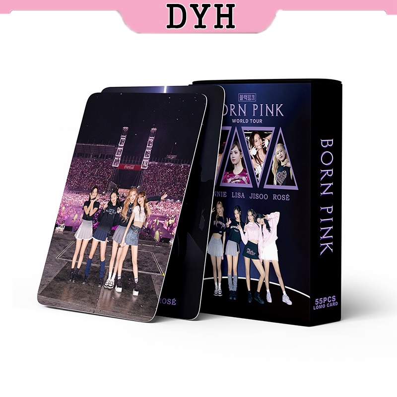 55pcs/box BLACK-PINK Photocard BORN PINK LOMO Card KPOP Album Postcard ...