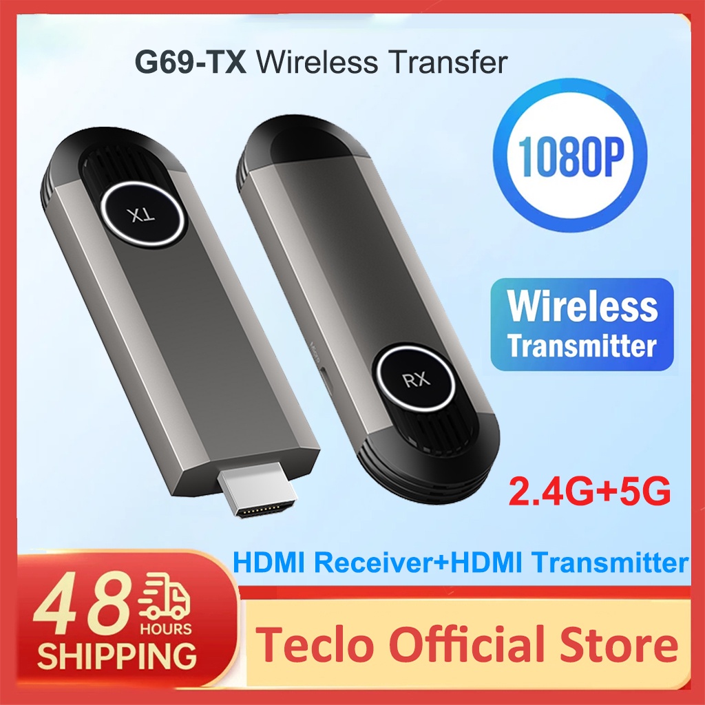 Wireless HDMI Transmitter Receiver 30M Display Dongle Extender AV ...