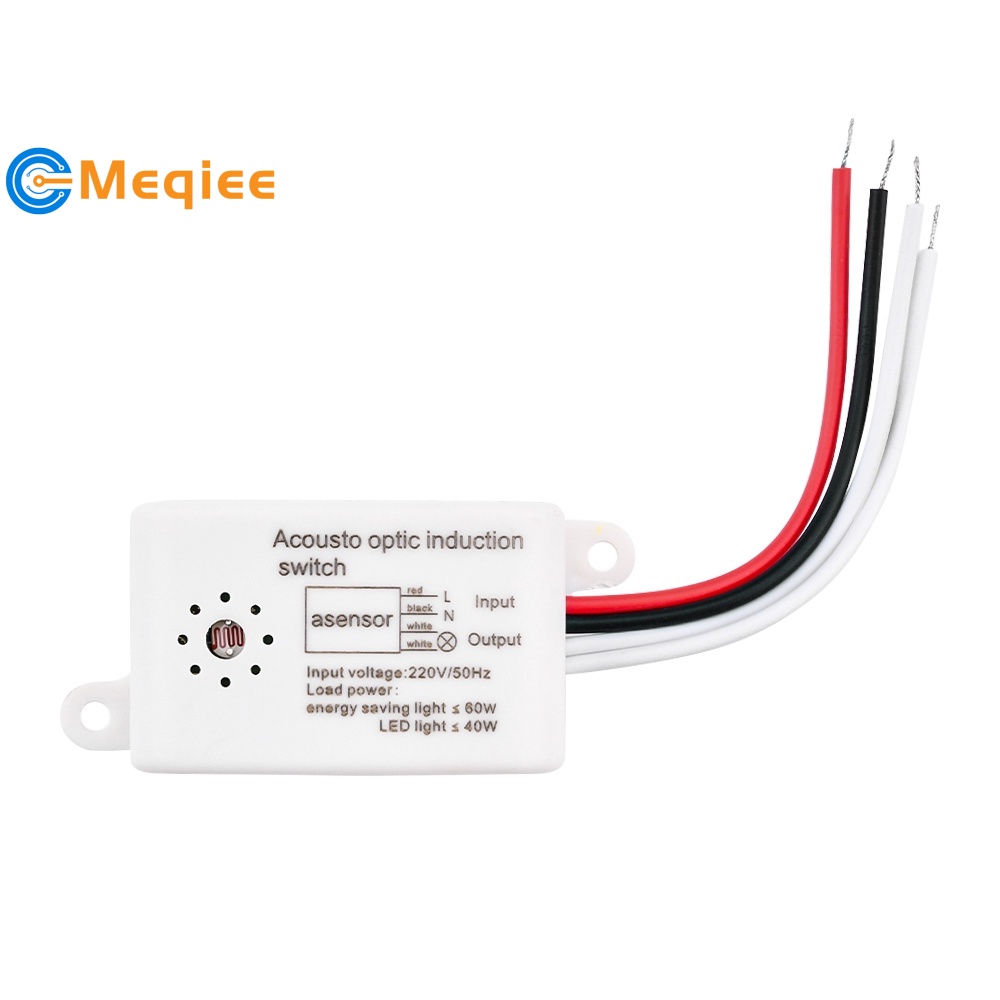 220V 50Hz 40W 4-wire thyristor acousto-optic switch Sound Activated ...