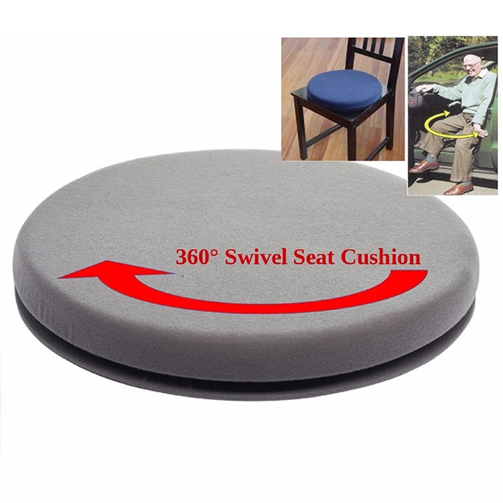 360 Degree Rotating Swivel Cushion Car Seat Revolving Chair Mobility ...