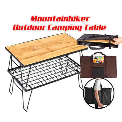 MOUNTAINHIKER Outdoor Camping Table Picnic Stacking Storage Rack ...