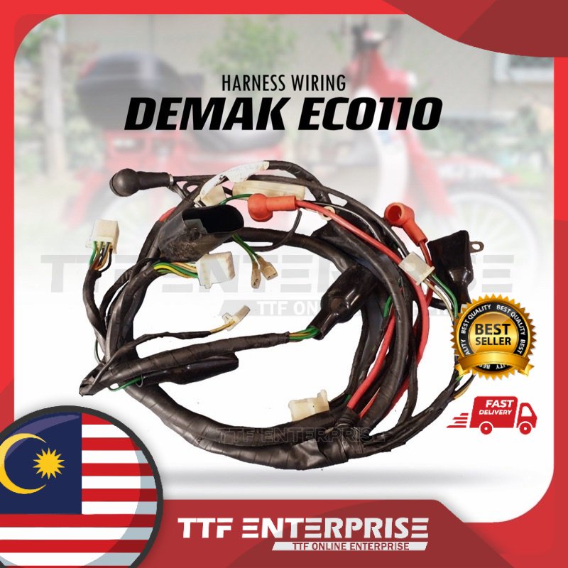 DEMAK ECO110 HARNESS WIRING SET ECO 110 HARDNESS WIRING | Shopee Malaysia