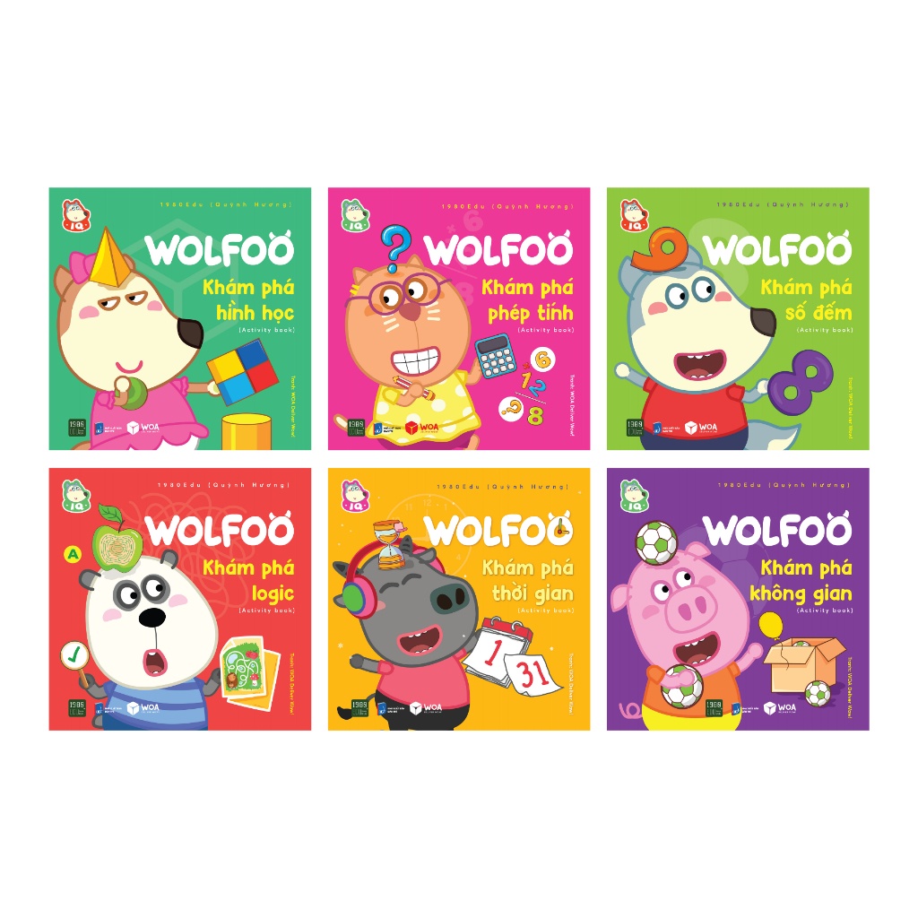 Book - Combo of 6 Wolfoo Discovery books | Shopee Malaysia